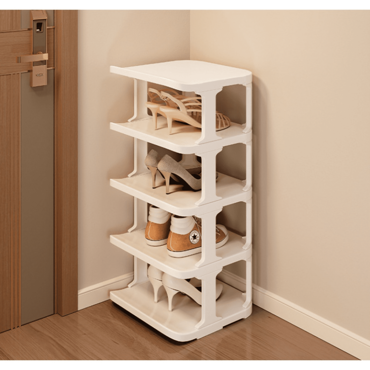 HENGYANGZXJY Efficient 10-Tier Narrow Design Shoe Storage Solution for ...