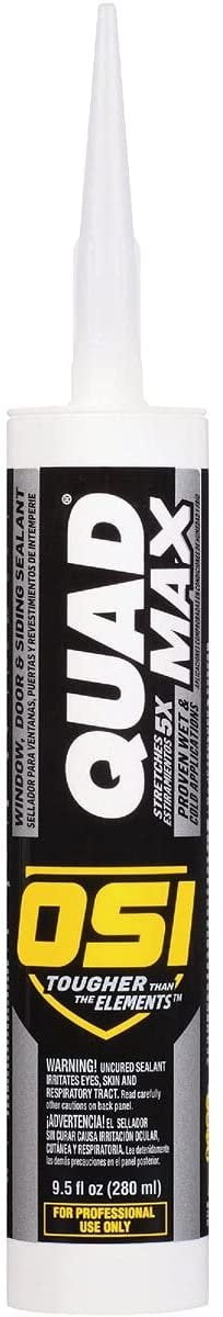 HENKEL-LOCTITE 12 Pack, 9.5oz, OSI QUAD MAX Black Sealant for Windows ...