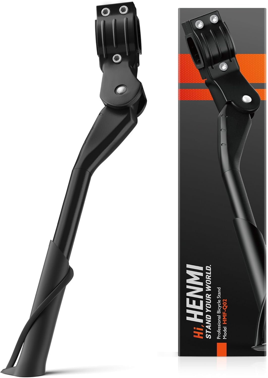 HENMI Adjustable Bike Kickstand for 26"-29" Adult Bikes, Non-Slip ...