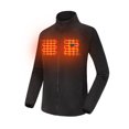 HENNCHEE Heated Fleece Jackets for Men with Battery Pack, Zip Up ...