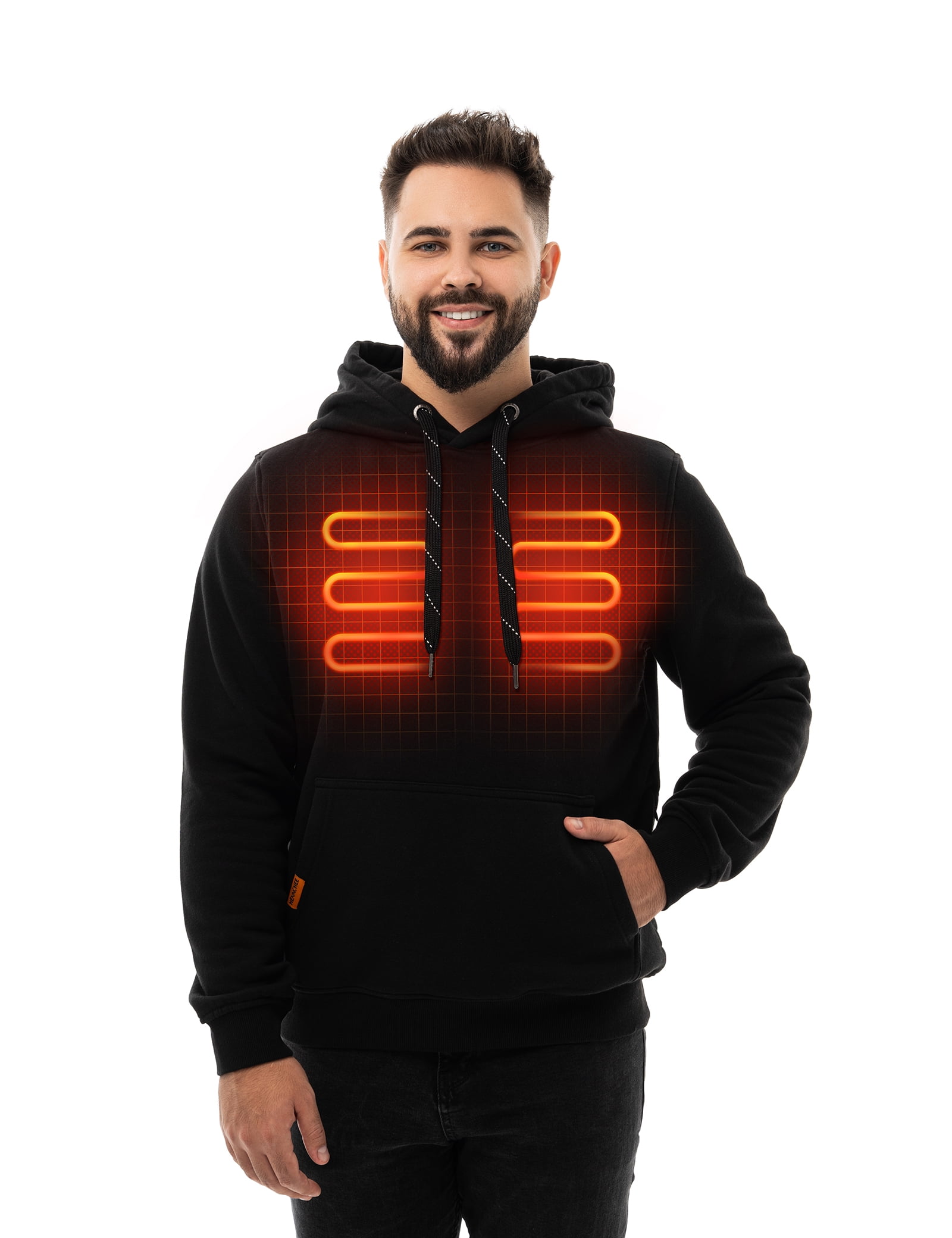 HENNCHEE Heated Hoodies for Men & Women with Battery Pack, Heated ...