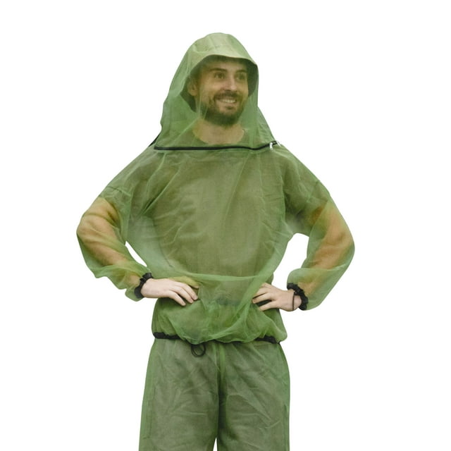 HENNCHEE Mosquito Jacket for Adults, Mesh Bug Jacket with Hood, Outdoor ...