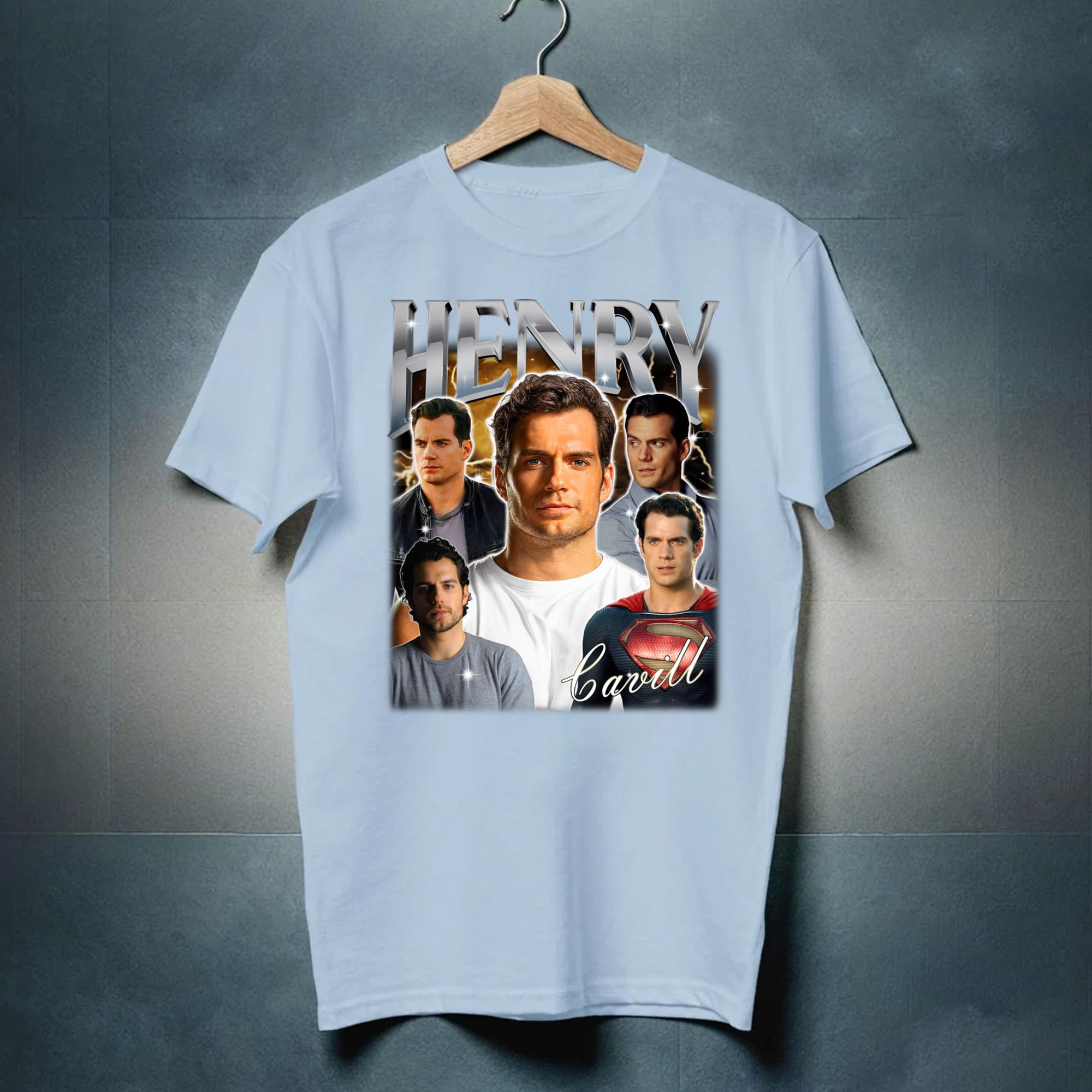 HENRY CAVILL Shirt, Henry Cavill Homage Tshirt, Henry Cavill Fan Tees ...