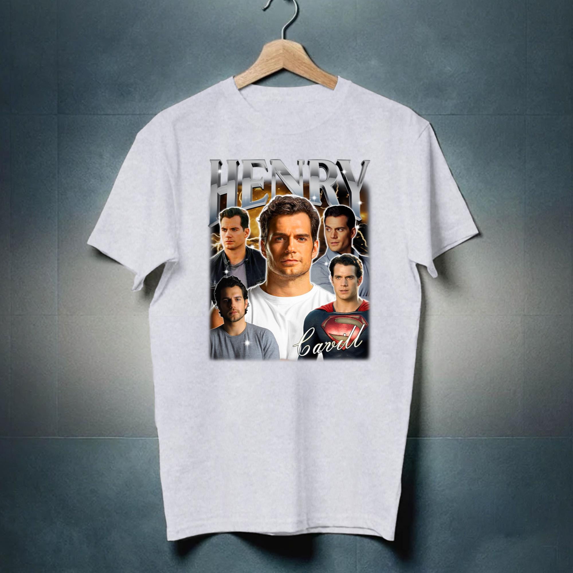 HENRY CAVILL Shirt, Henry Cavill Homage Tshirt, Henry Cavill Fan Tees ...