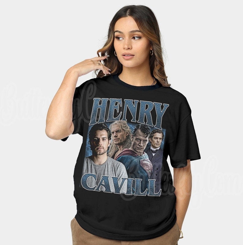 HENRY CAVILL T-shirt - Henry Cavill Fans Gift, Henry Cavill Shirt ...