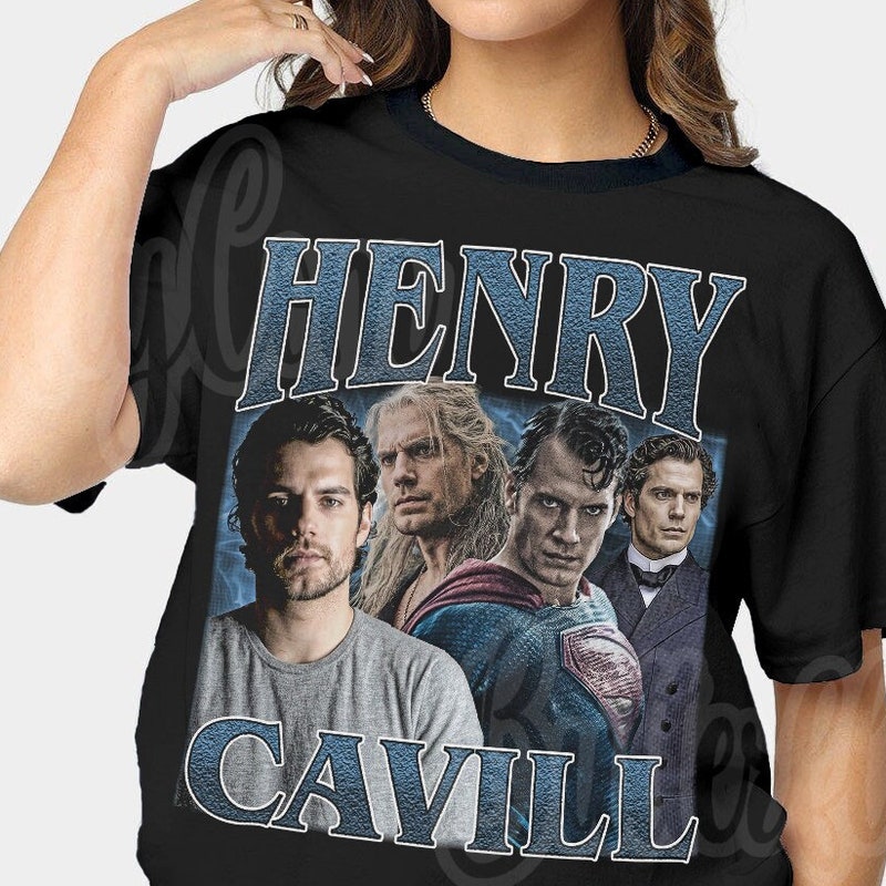 HENRY CAVILL T-shirt - Henry Cavill Fans Gift, Henry Cavill Vintage ...
