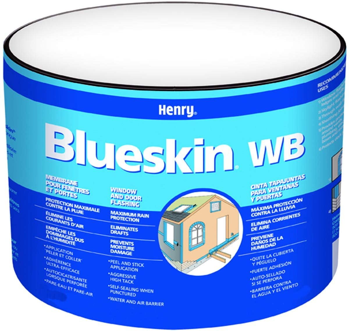 Henry Weather Barrier Window And Door Flashing Roll - Self-Adhesive - 9 ...