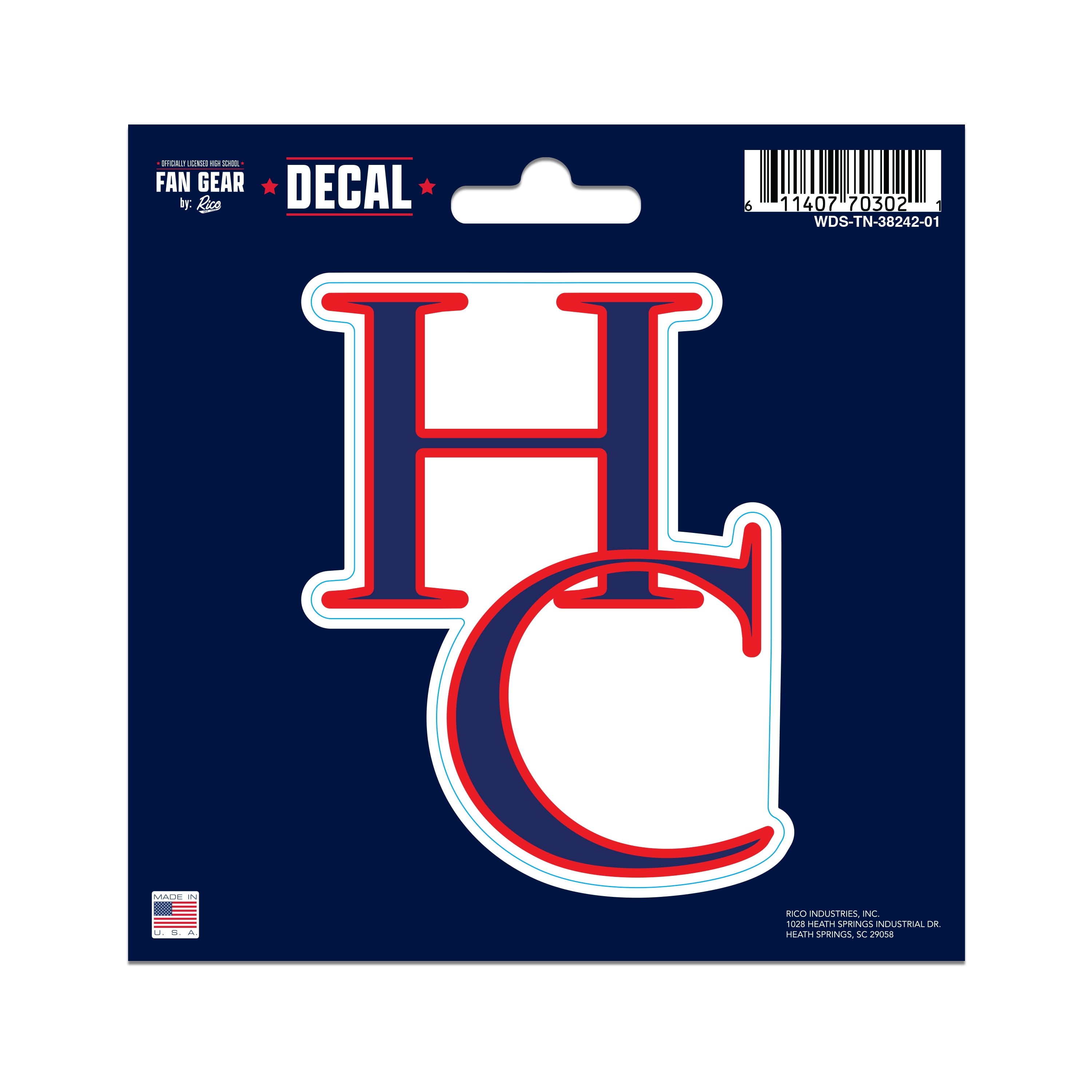 HENRY COUNTY High School 5" Decal - Walmart.com