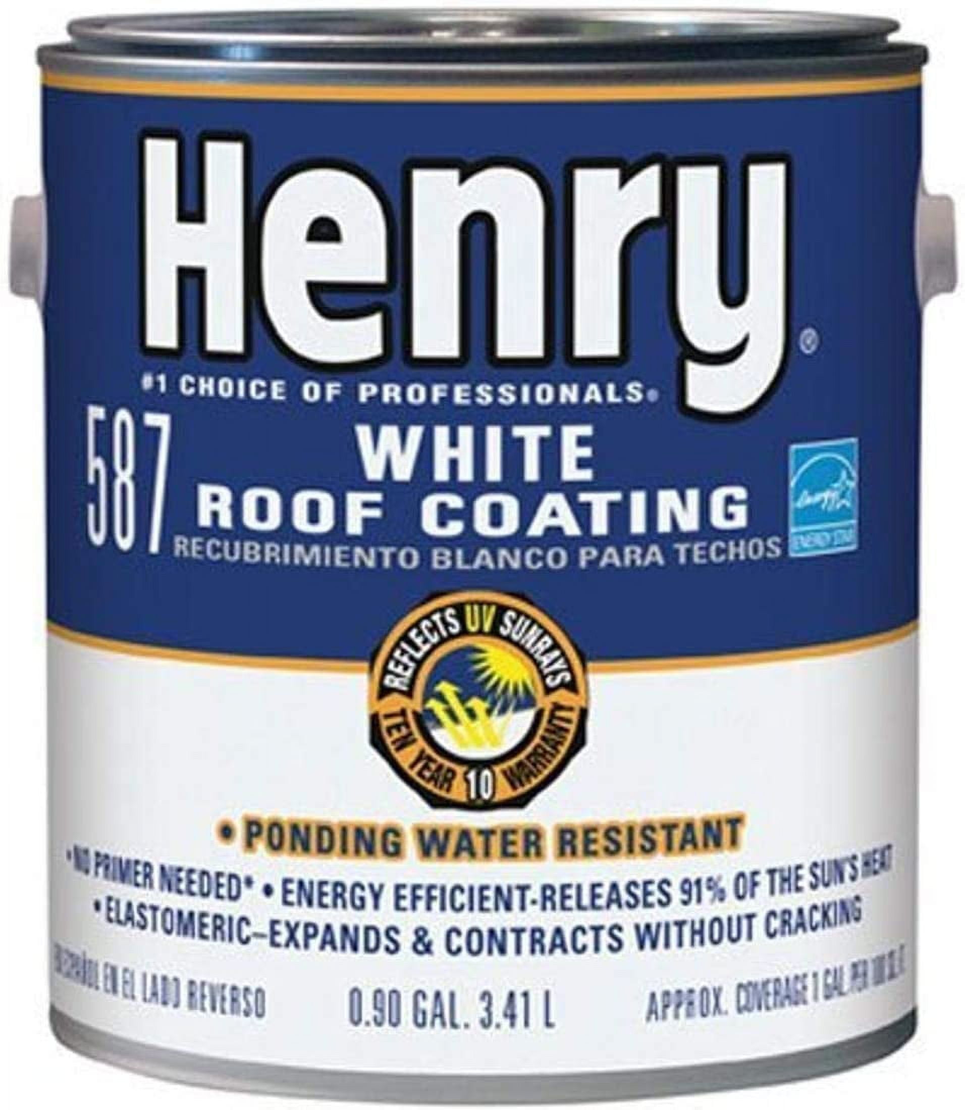 HENRY HE587046 Roof Coating, White, 115 Fl Oz - Walmart.com
