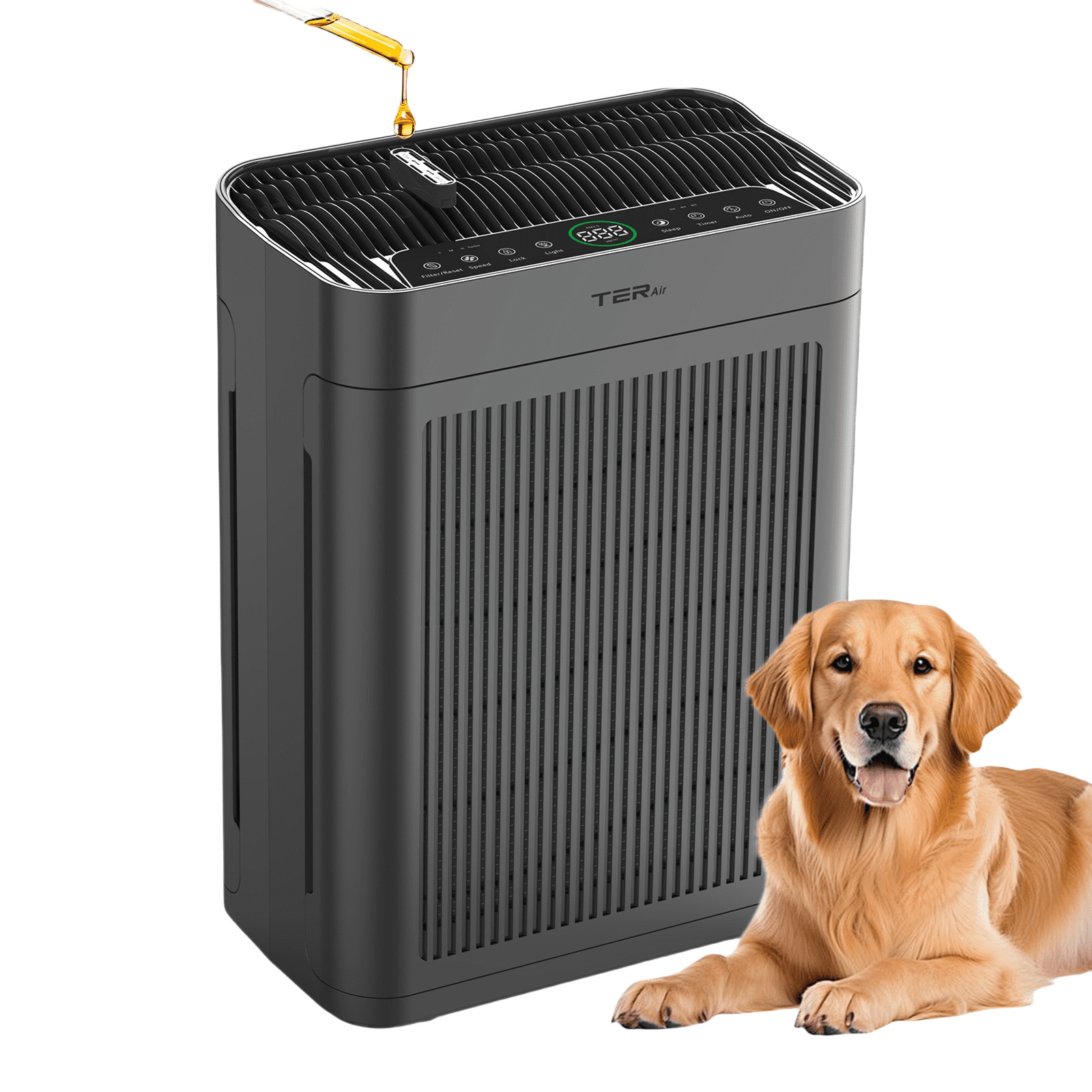 HEPA Air Purifier for Large Room up to 2500 sq.ft/2h, Smart Purificador ...