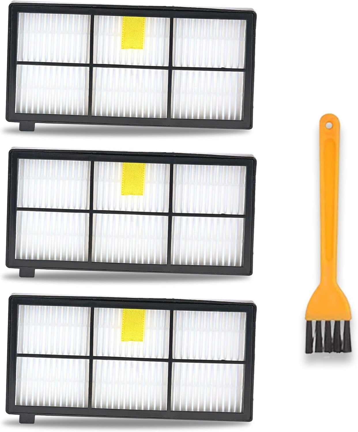 HEPA Filter 3 Pack fits for Roomba 800 900 Series High Efficiency ...