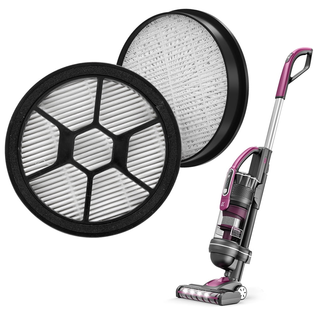 ROOMIE TEC 'ALPHA' Cordless Upright Vacuum Cleaner HEPA Filter Pack of ...