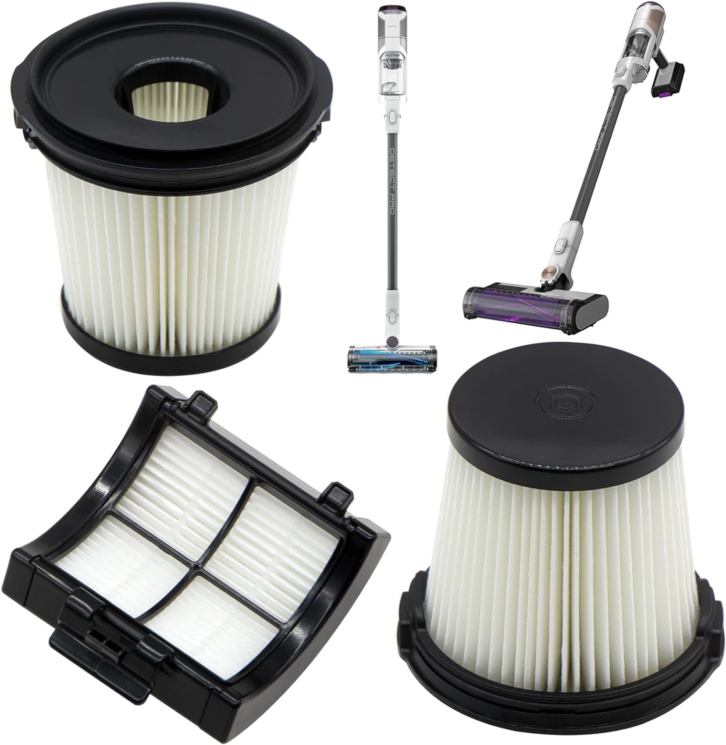HEPA Filters Compatible with Shark IW3511 Detect Pro Auto-Empty System ... HEPA Filters Compatible with Shark IW3511 Detect Pro Auto-Empty System ...
