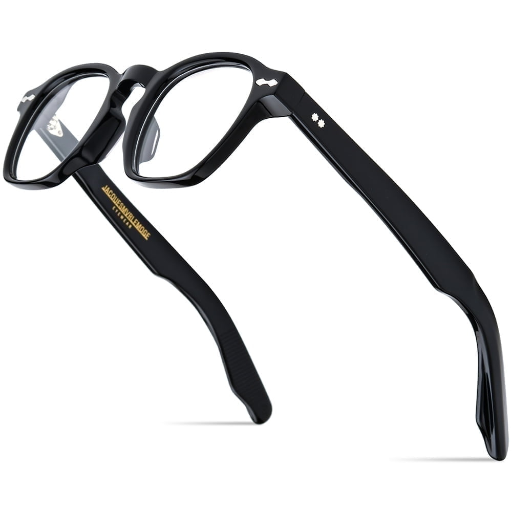 HEPIDEM Acetate Glasses Frame Men Square Eyeglasses Optical Spectacles ...