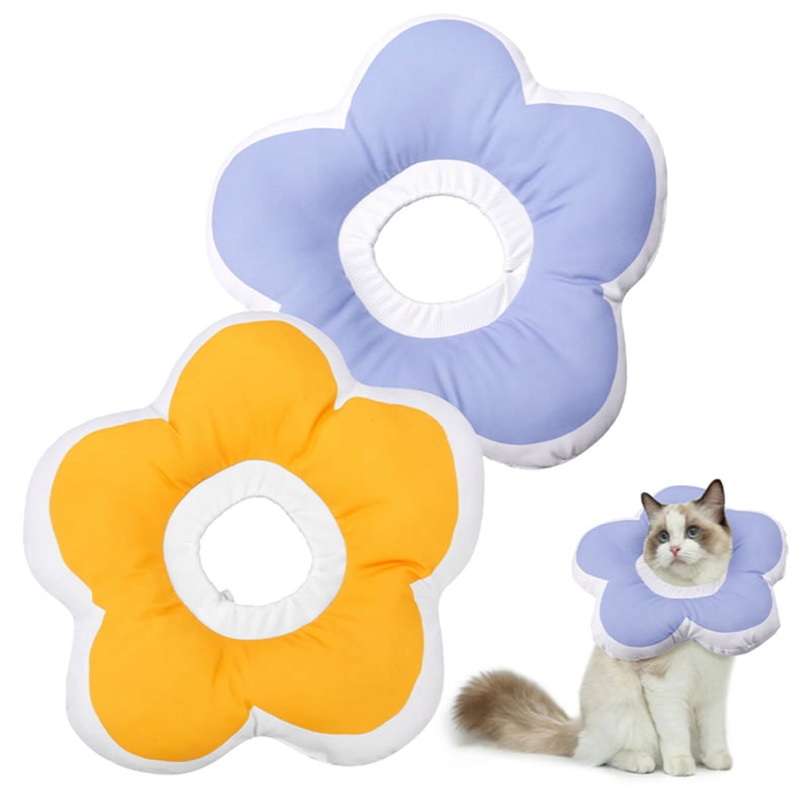 Adjustable Cat Cone Collar, Doughnut Elizabeth Circle Adjustable Soft ...