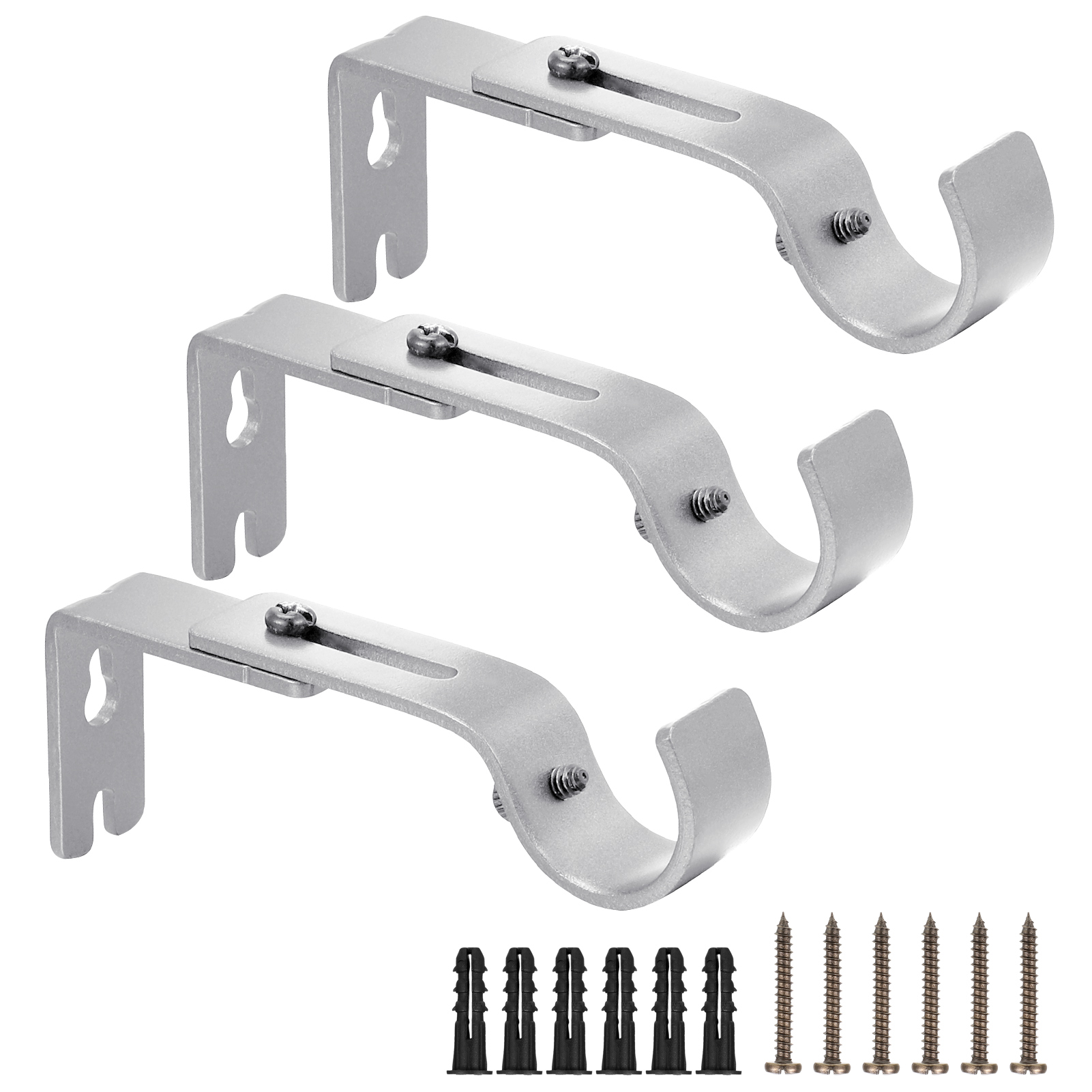Idea Works Instant Up Curtain Rod Holders - Walmart.com