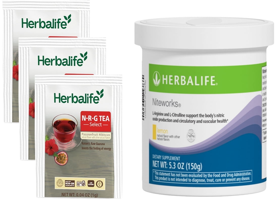 HERBA LIFE NRG Tea Select Passionfruit Hibiscus 30 Packets with ...