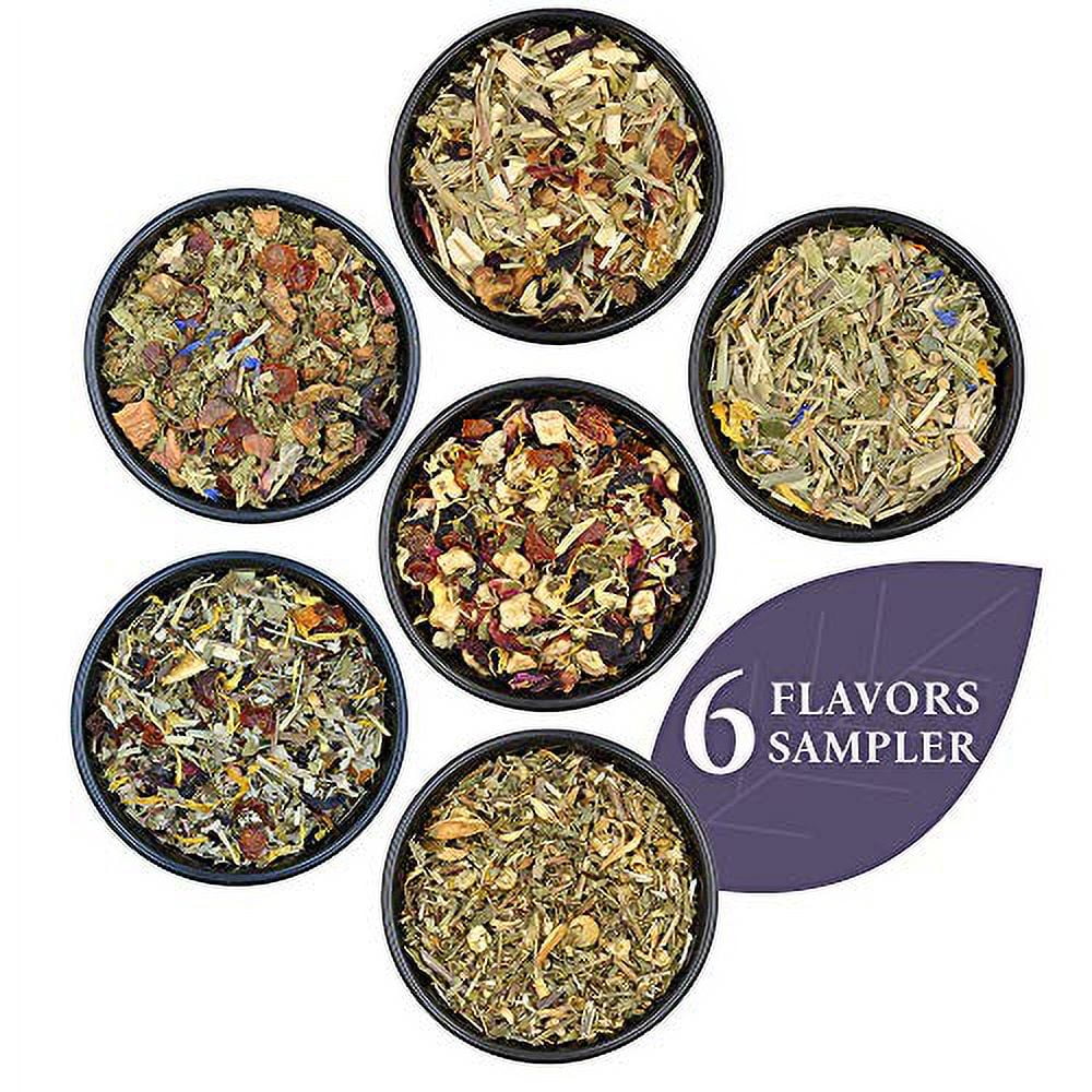 HERBAL TEA SAMPLERS - 6 Ounce Total - Delicious Assortment of 6 ...