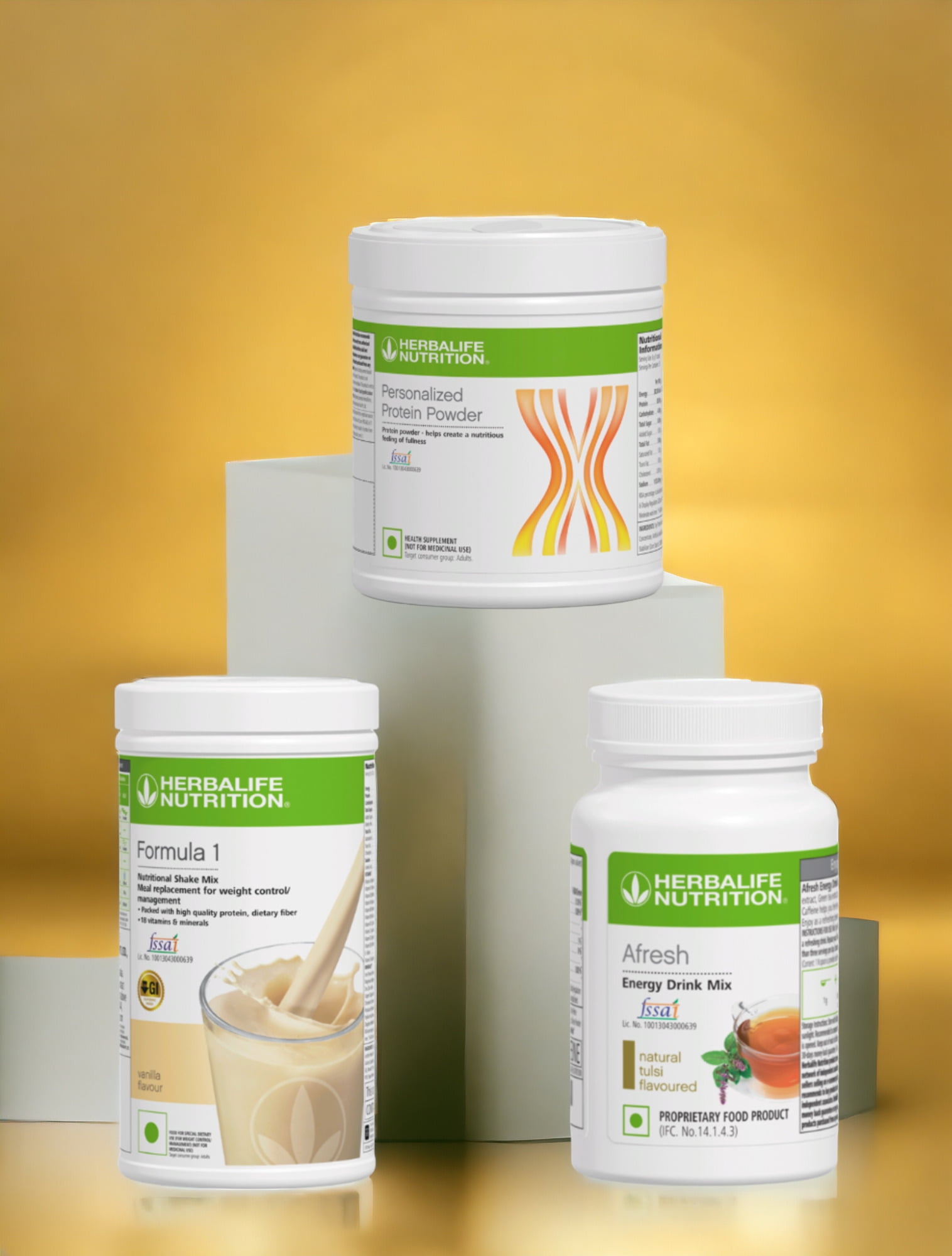 HERBLIFE Nutrition Shake Mix - FRENCH VANILLA WITH AFRESH TULSI AND ...