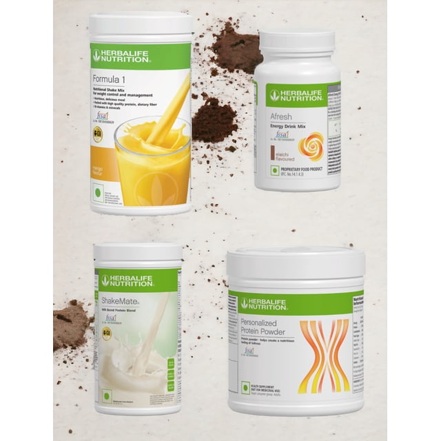 HERBLIFE Nutrition Shake Mix - MANGO WITH AFRESH -ELAICHI AND SHAKEMATE ...