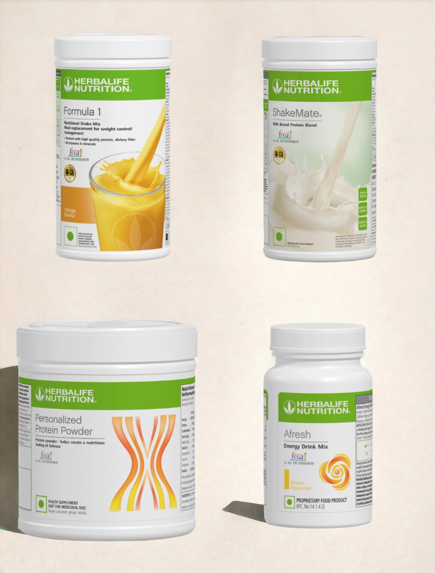 HERBLIFE Nutrition Shake Mix - MANGO WITH SHAKEMATE AND PROTEIN POWDER ...