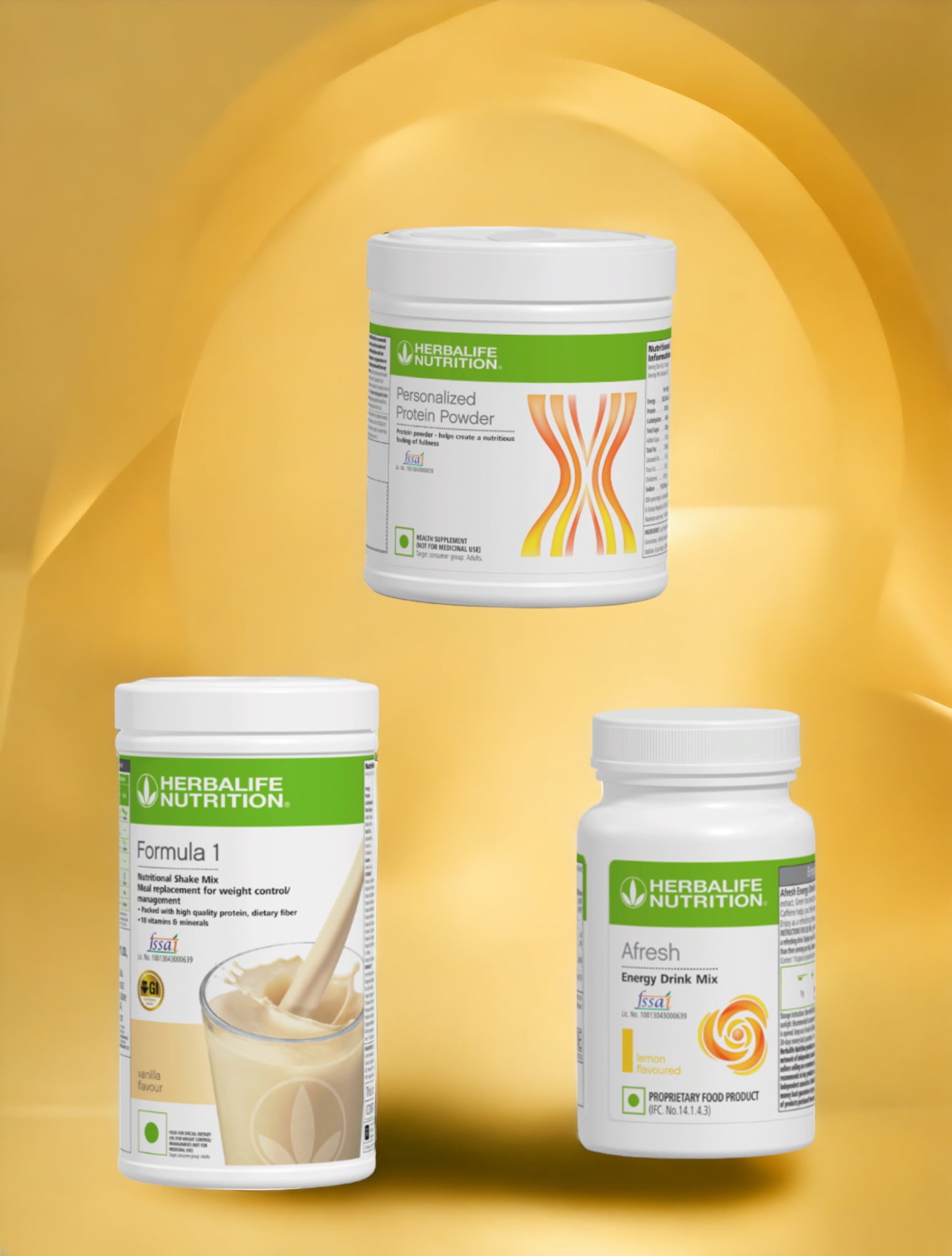 HERBLIFE Nutrition Shake Mix-VANILLA WITH AFRESH LEMON AND PROTEIN ...