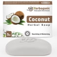 HERBOGANIC Coconut Herbal Soap | Natural Bar Soap Nourishing and ...