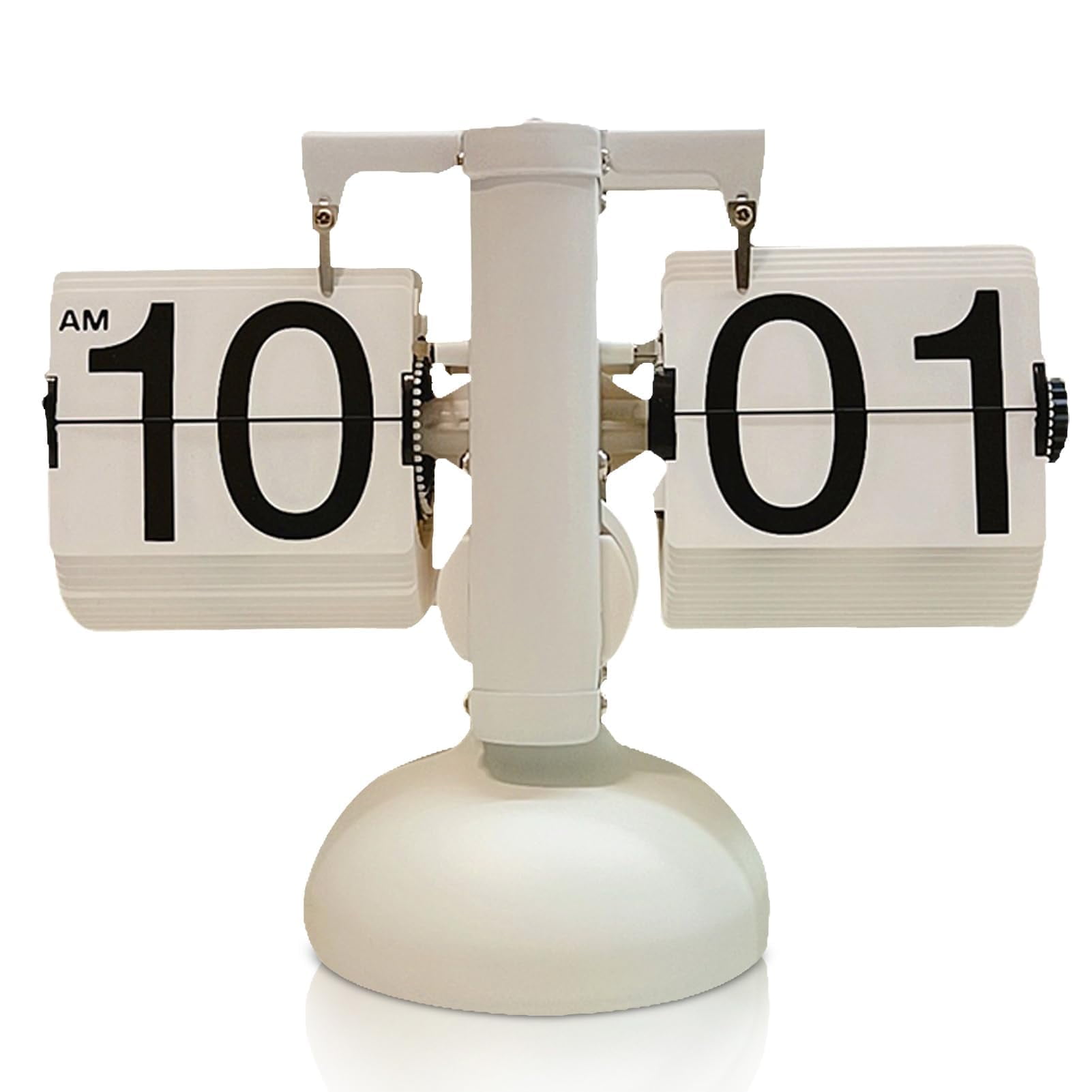 HERCHR Retro Flip Clock, Vintage Design Flip Desk Clock Table Clock ...