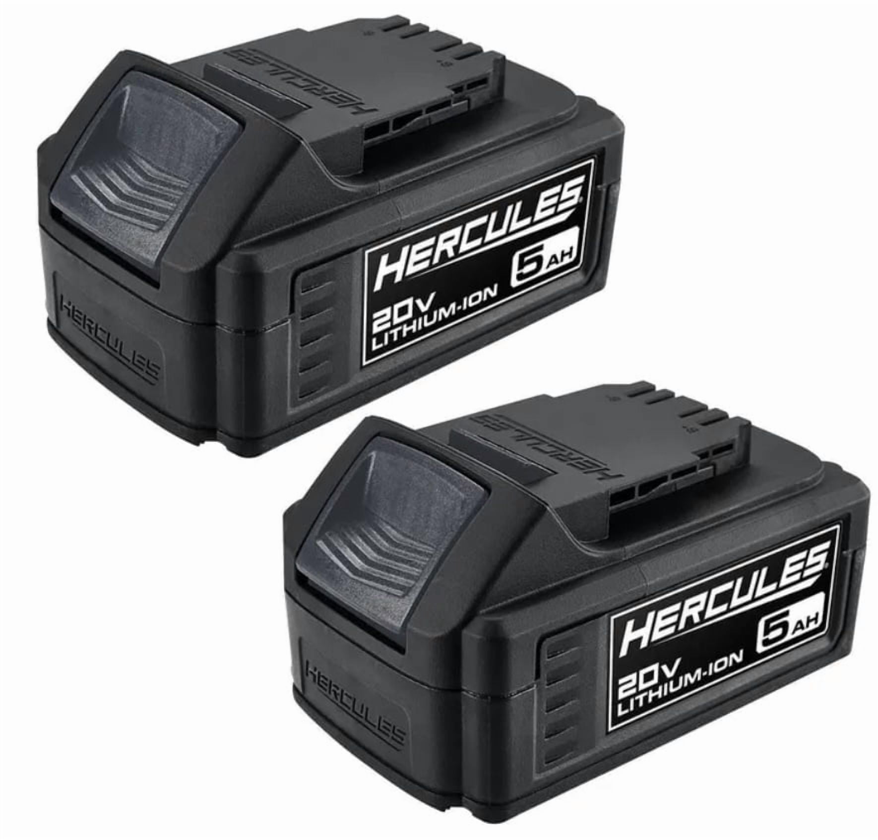 HERCULES 2-Pack 20-Volt 5.0Ah Lithium-Ion Batteries (Charger Not Included) - Walmart.com