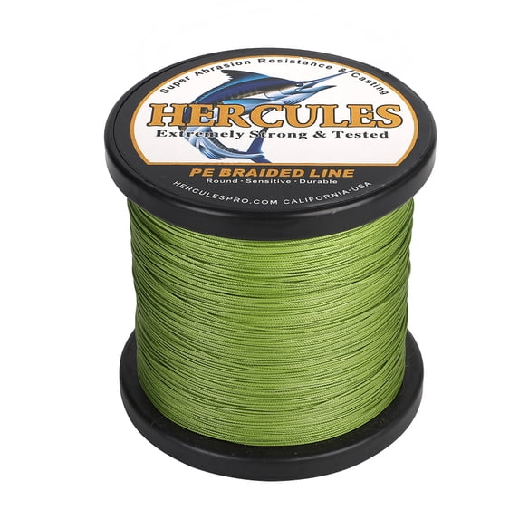 HERCULES Braided Fishing Line 12 Strands, 100-2000m 109-2196 Yards ...