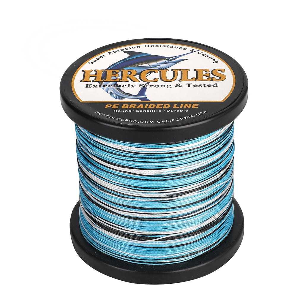 HERCULES Braided Fishing Line 12 Strands, 100-2000m 109-2196 Yards ...