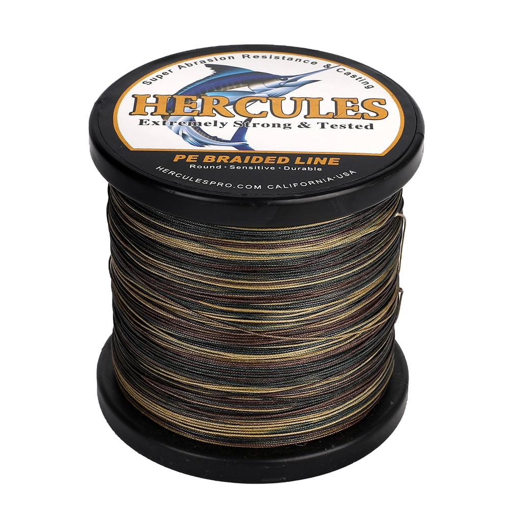 HERCULES Braided Fishing Line 12 Strands, 100-2000m 109-2196 Yards ...