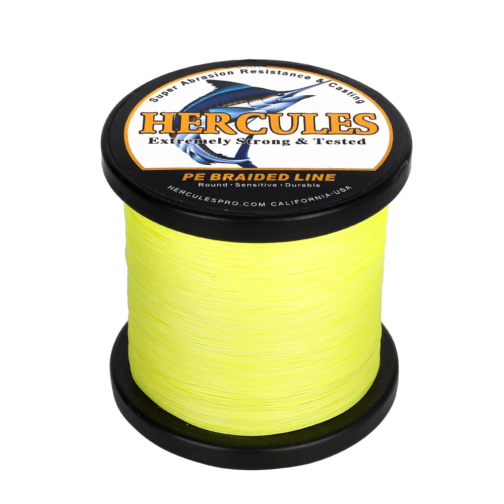 HERCULES Braided Fishing Line 12 Strands, 100-2000m 109-2196 Yards ...