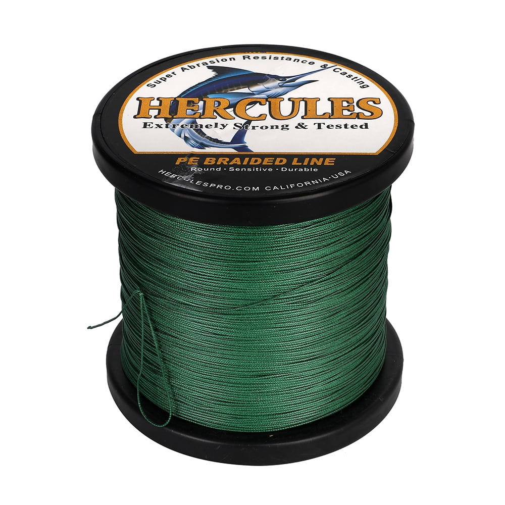 HERCULES Braided Fishing Line 12 Strands, 100-2000m 109-2196 Yards ...