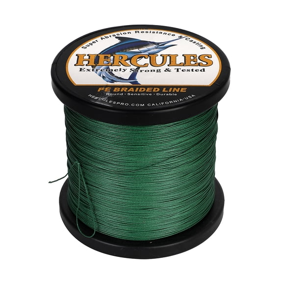 HERCULES Braided Fishing Line 12 Strands, 100-2000m 109-2196 Yards ...