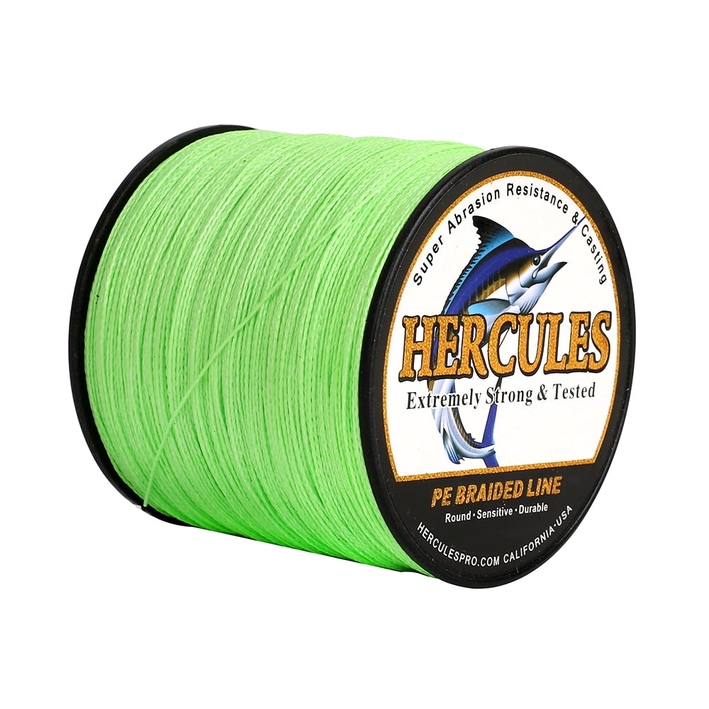 HERCULES Braided Fishing Line 300m 328yds 6lbs-100lbs Pe Superline 4 ...
