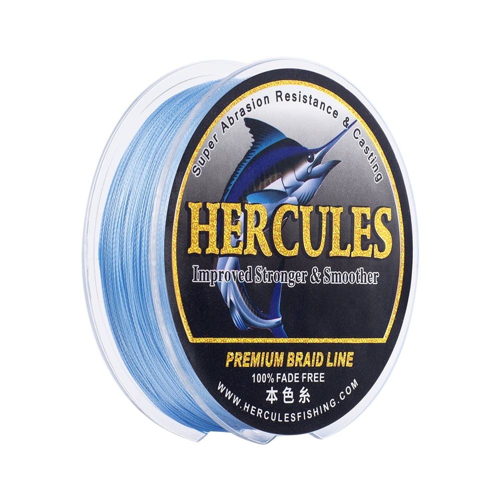 HERCULES Braided Fishing Line, Not Fade, 328 Yards PE Lines, 4 Strands ...