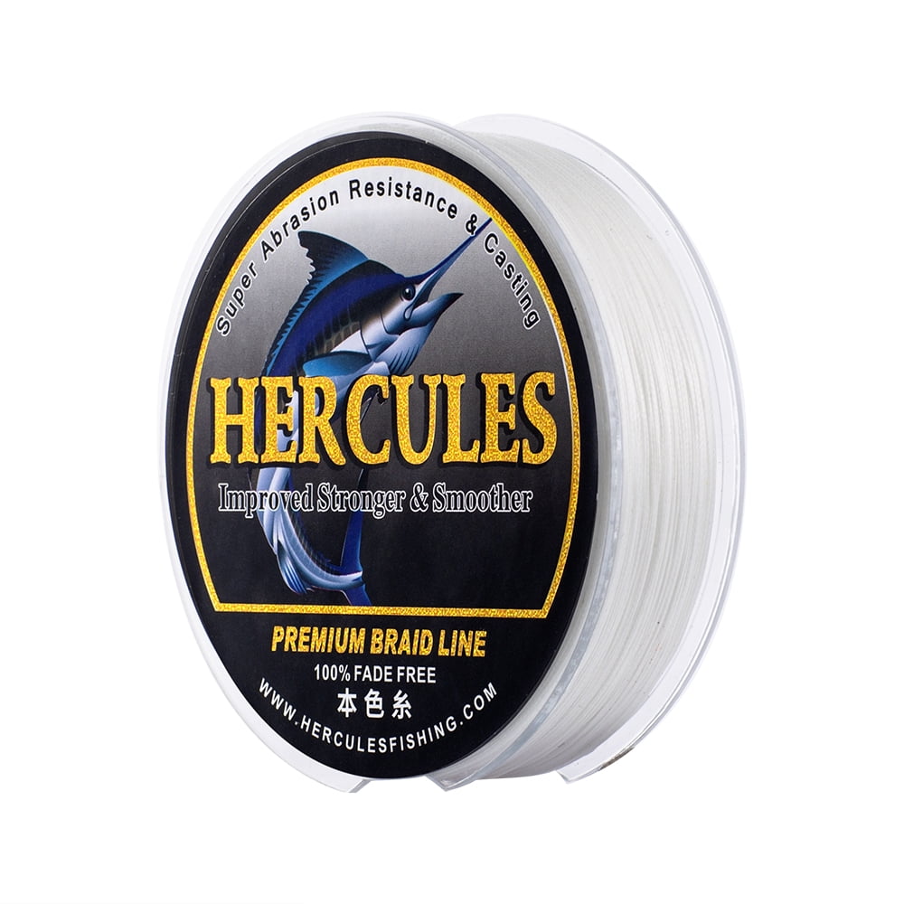 HERCULES Braided Fishing Line, Not Fade, 328 Yards PE Lines, 8 Strands ...
