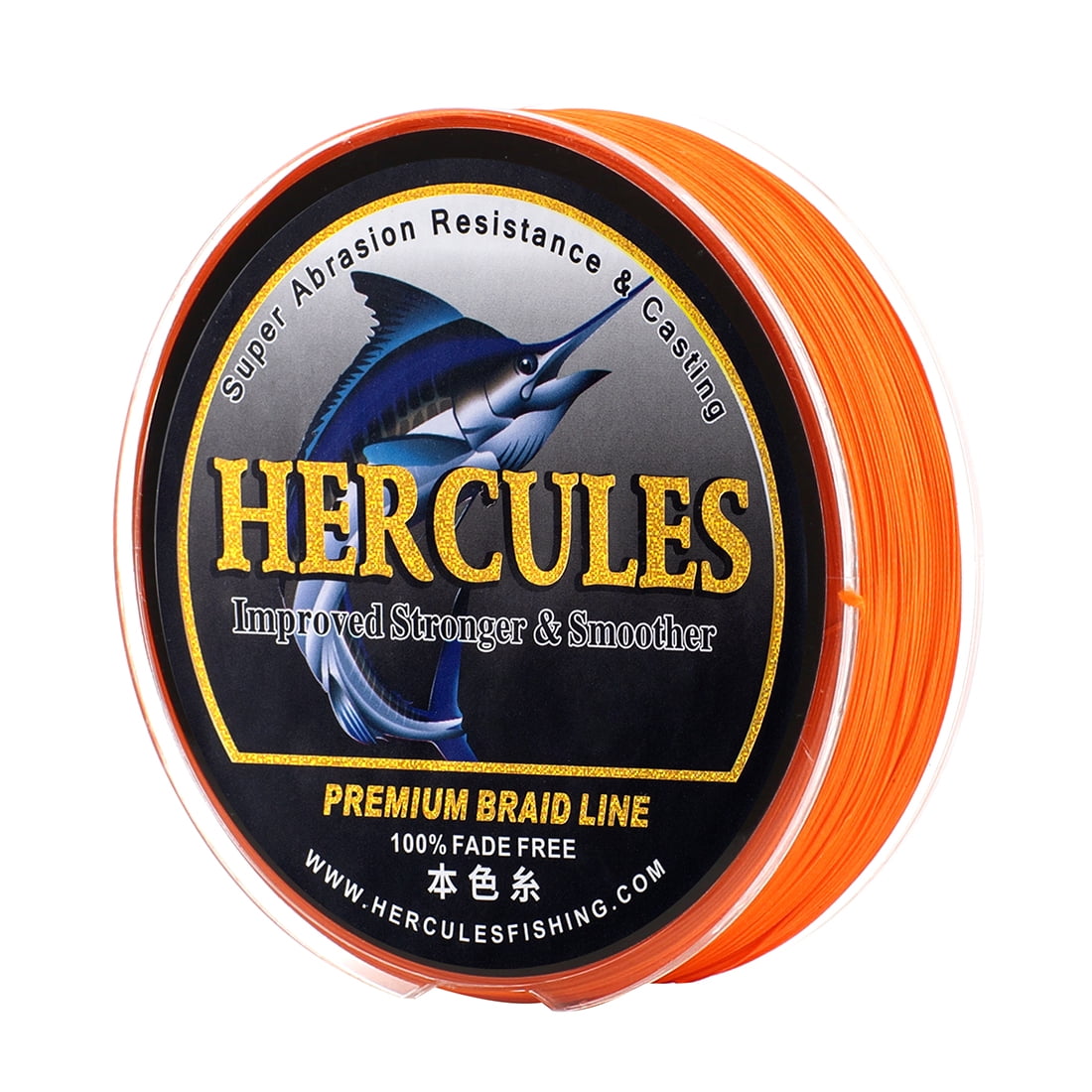 HERCULES Braided Fishing Line, Not Fade, 547 Yards PE Lines, 8 Strands ...