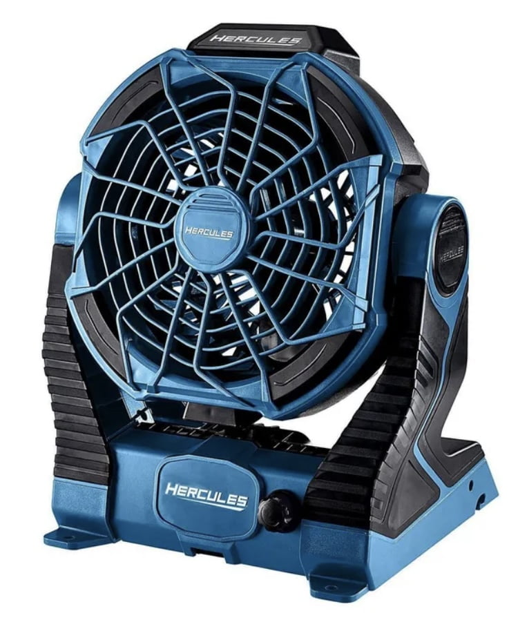 HERCULES Cordless Dual Power Fan 20/120v - Tool Only - Walmart.com