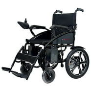 Rubicon Lightweight (30lbs) Foldable Electric Wheelchair: Travel ...