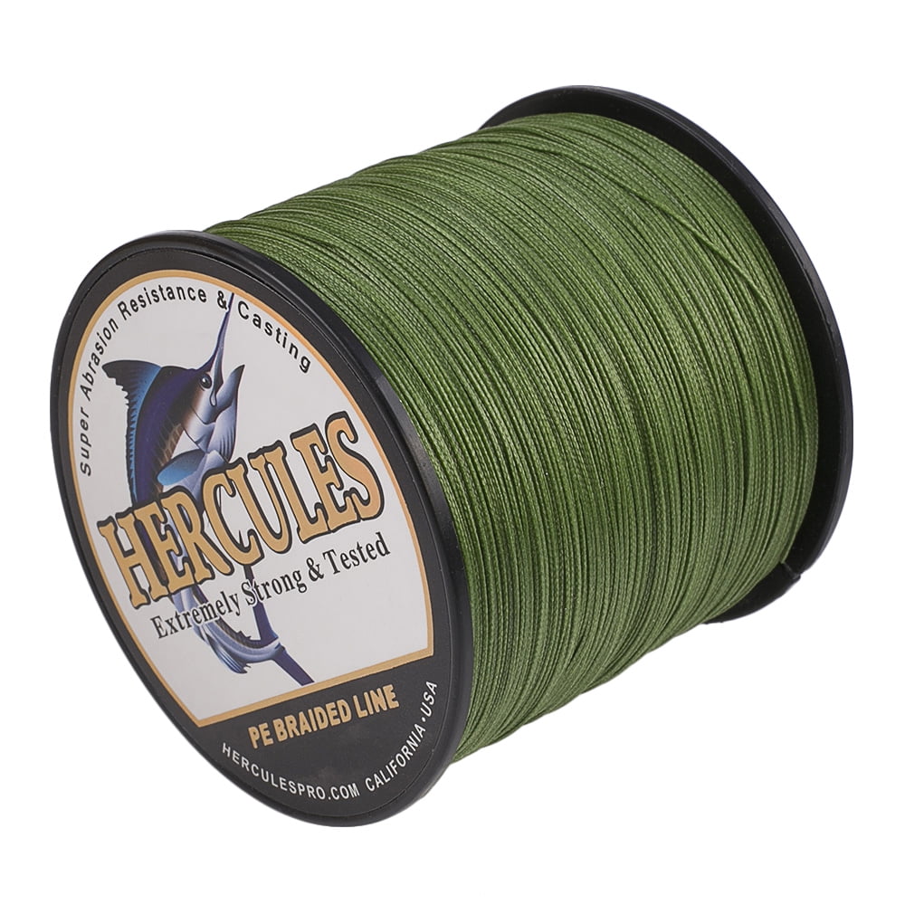 HERCULES Super Cast 300M 328 Yards Braided Fishing Line 100 LB Test for ...