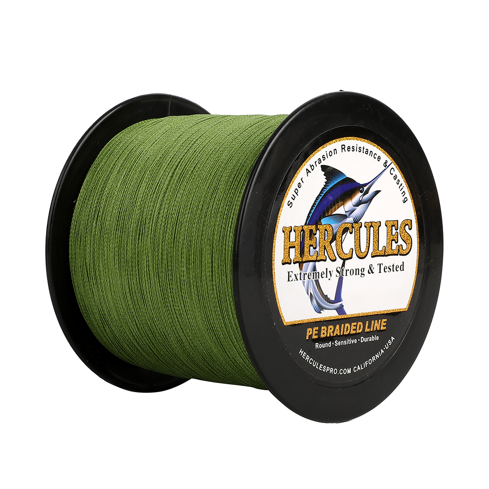 HERCULES Super Strong 1000M 1094 Yards Braided Fishing Line 100 LB Test ...