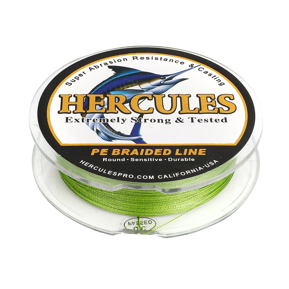 HERCULES Super Strong 300M 328 Yards Braided Fishing Line 20 LB Test ...