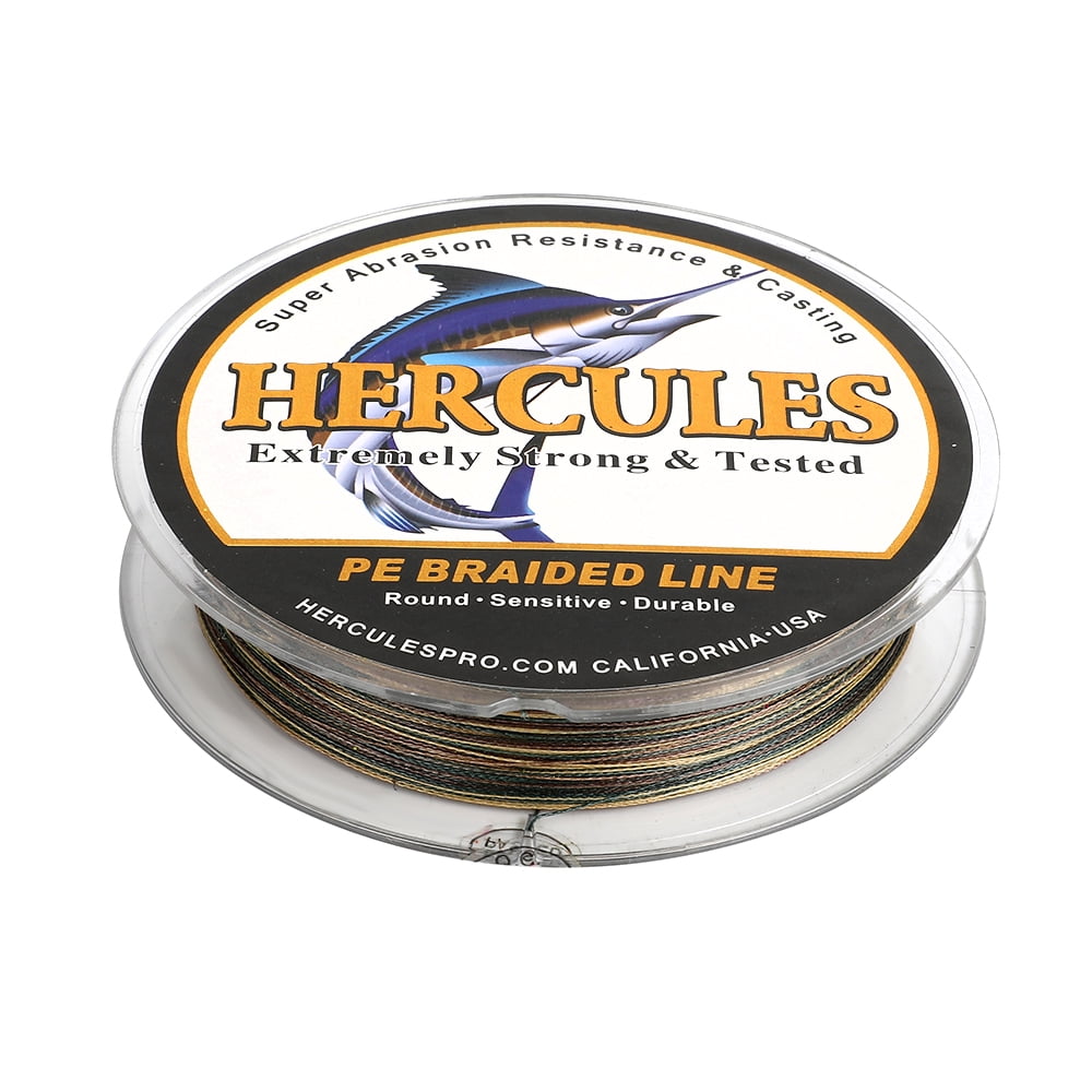 HERCULES Super Strong 300M 328 Yards Braided Fishing Line 50 LB Test ...