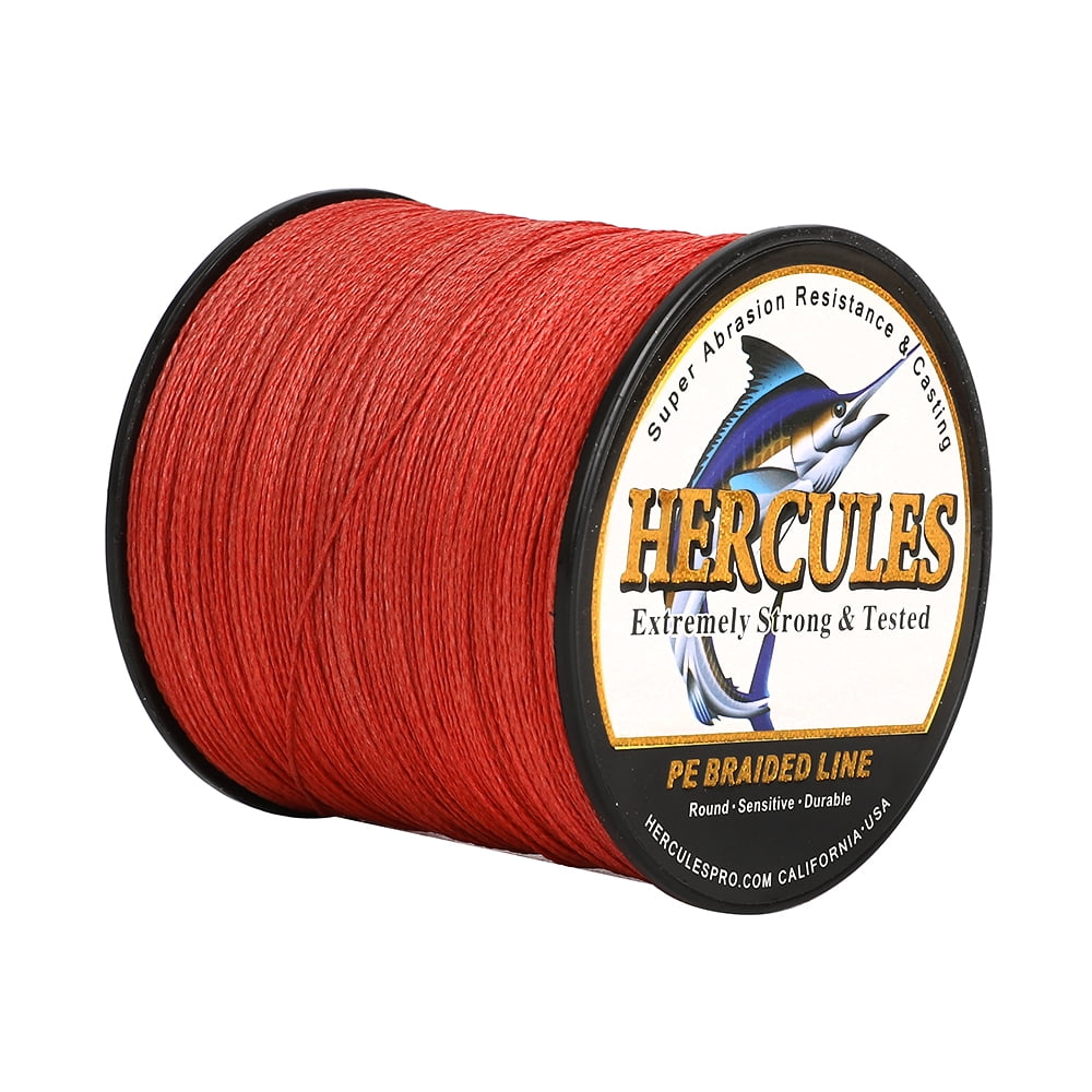 HERCULES Super Strong 300M 328 Yards Braided Fishing Line 90 LB Test ...