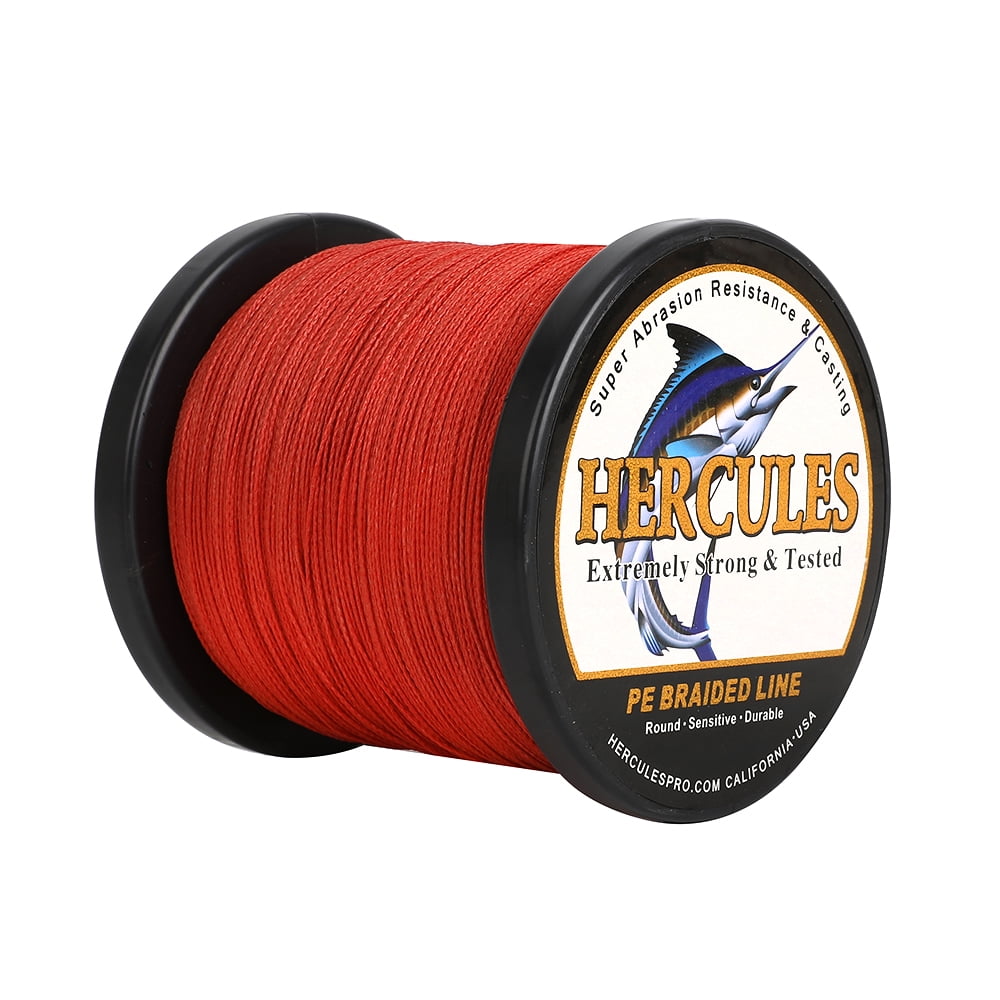 HERCULES Super Strong 500M 547 Yards Braided Fishing Line 90 LB Test ...