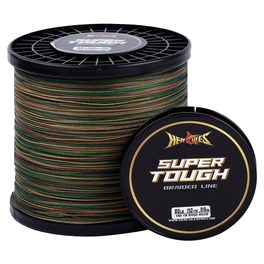 HERCULES Super Tough Braided Fishing Line 4 Strands / 8 Strands, 4lb ...