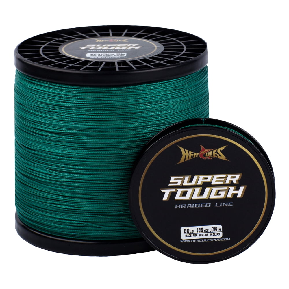 HERCULES Super Tough Braided Fishing Line 4 Strands / 8 Strands, 4lb ...