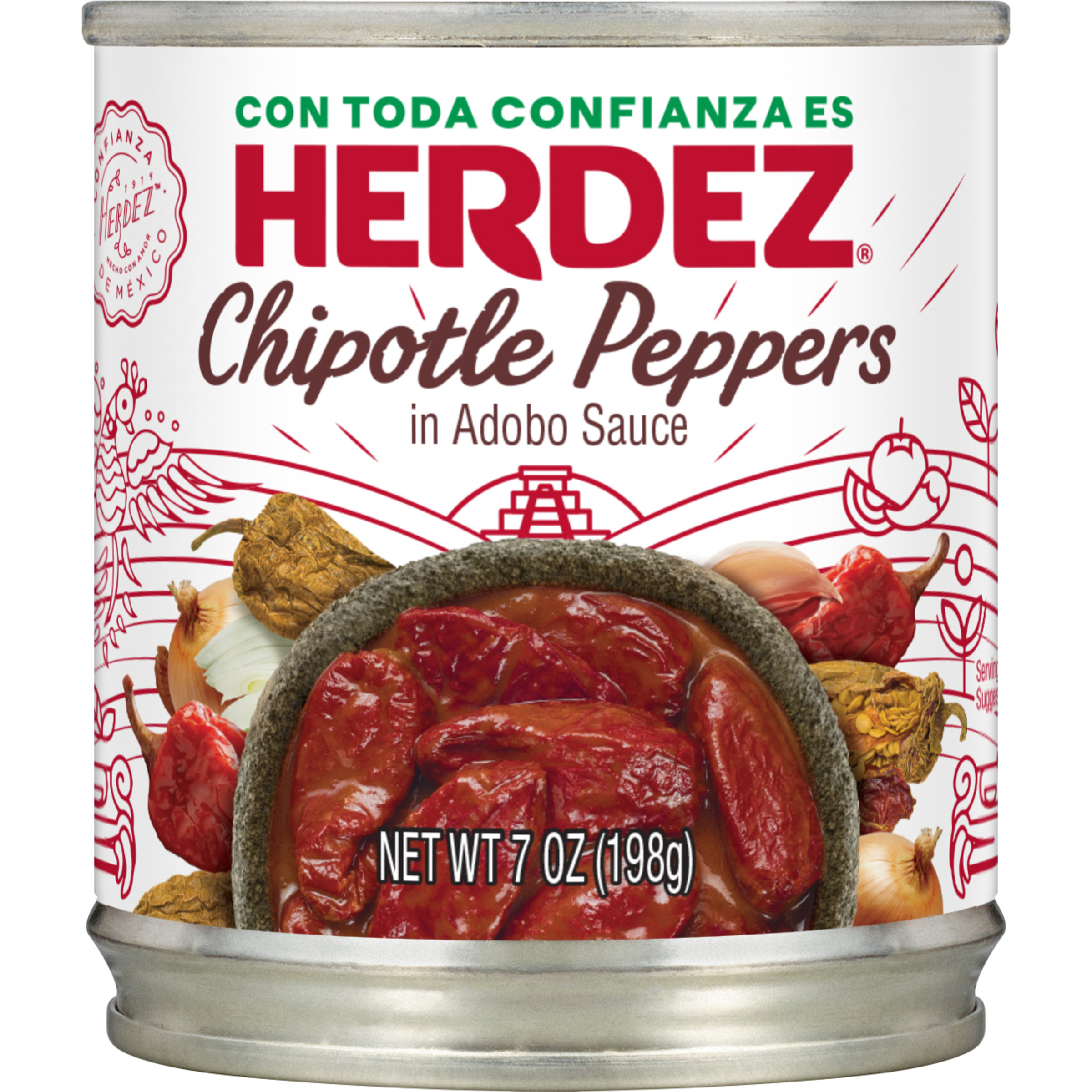 La Morena Chipotle Peppers in Adobo Sauce, 7 oz - Walmart.com